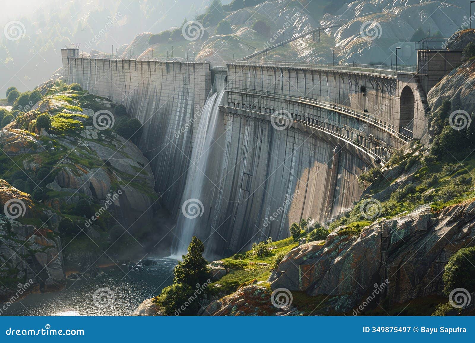 Generative AI Aerial View Of Blue Sea And Zlatni Rat Brac Island ...