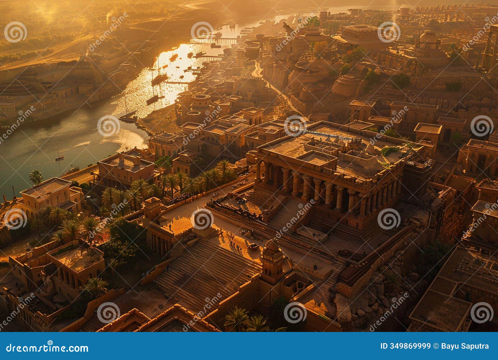 Ai Generative Ancient Civilization Of Babylon Royalty-Free Stock Photo ...