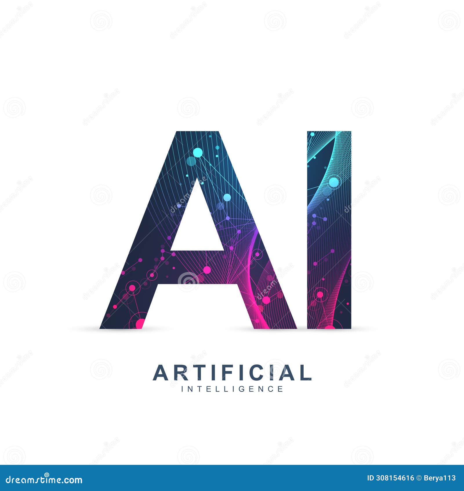 AI Generative Banner Concept In The Digital Style. Generative Ideas ...