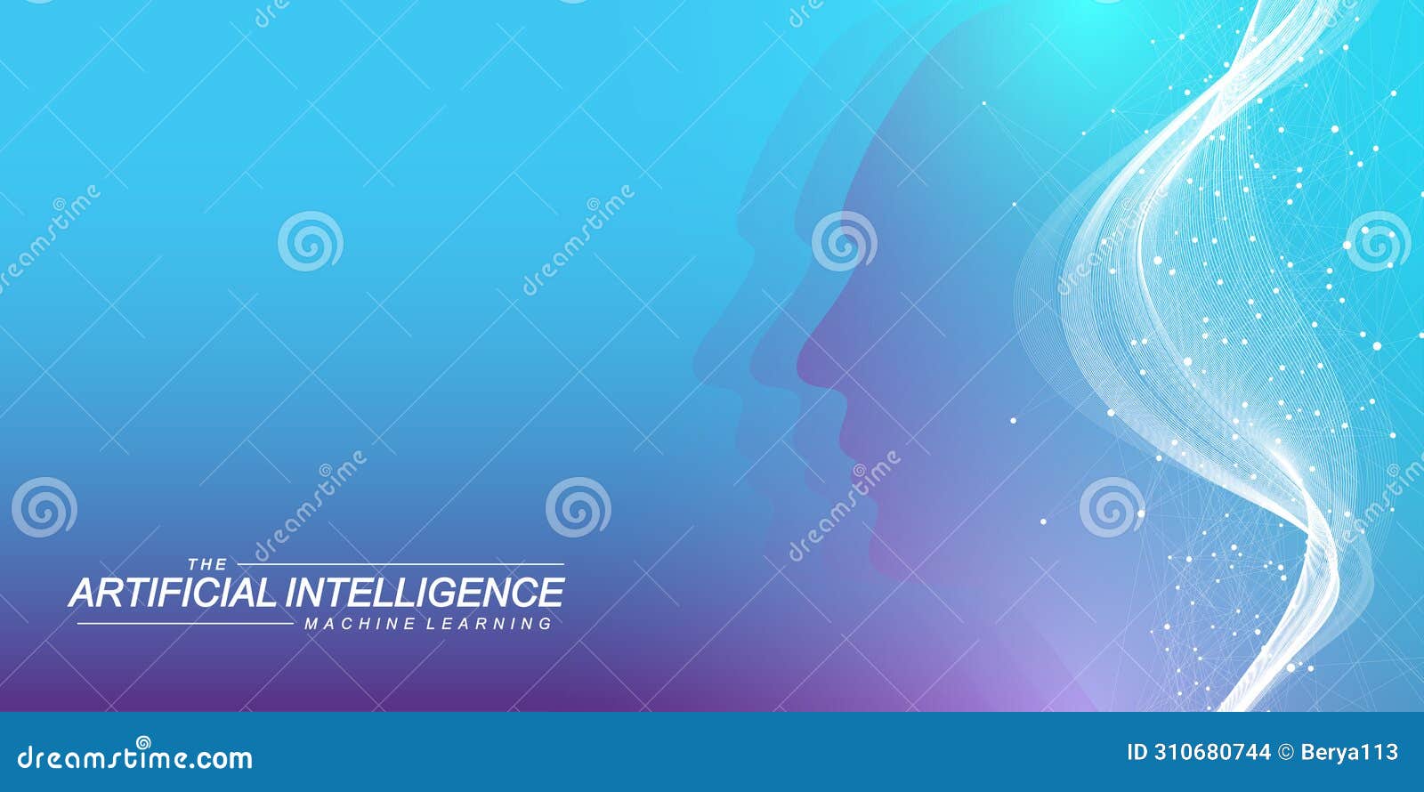 AI Generative Banner Concept In The Digital Style. Generative Ideas ...