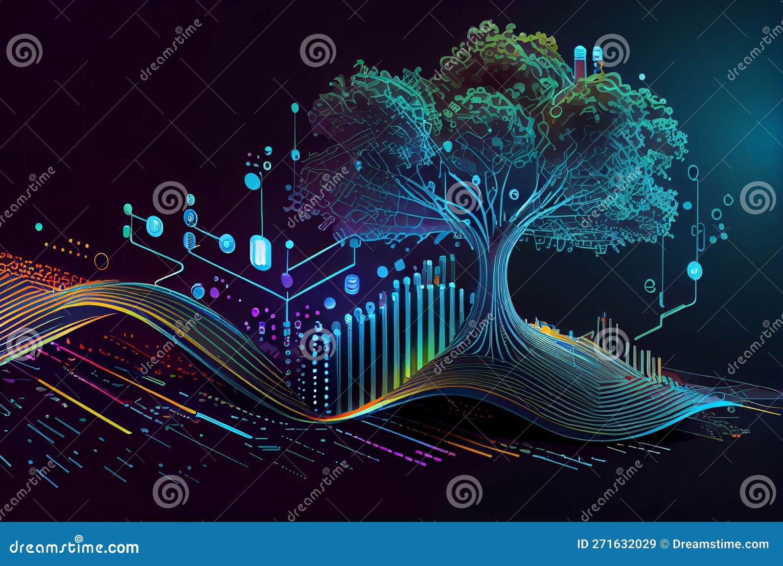 AI GENERATIVE,Big Data Concept, Technology Software Development Concept ...