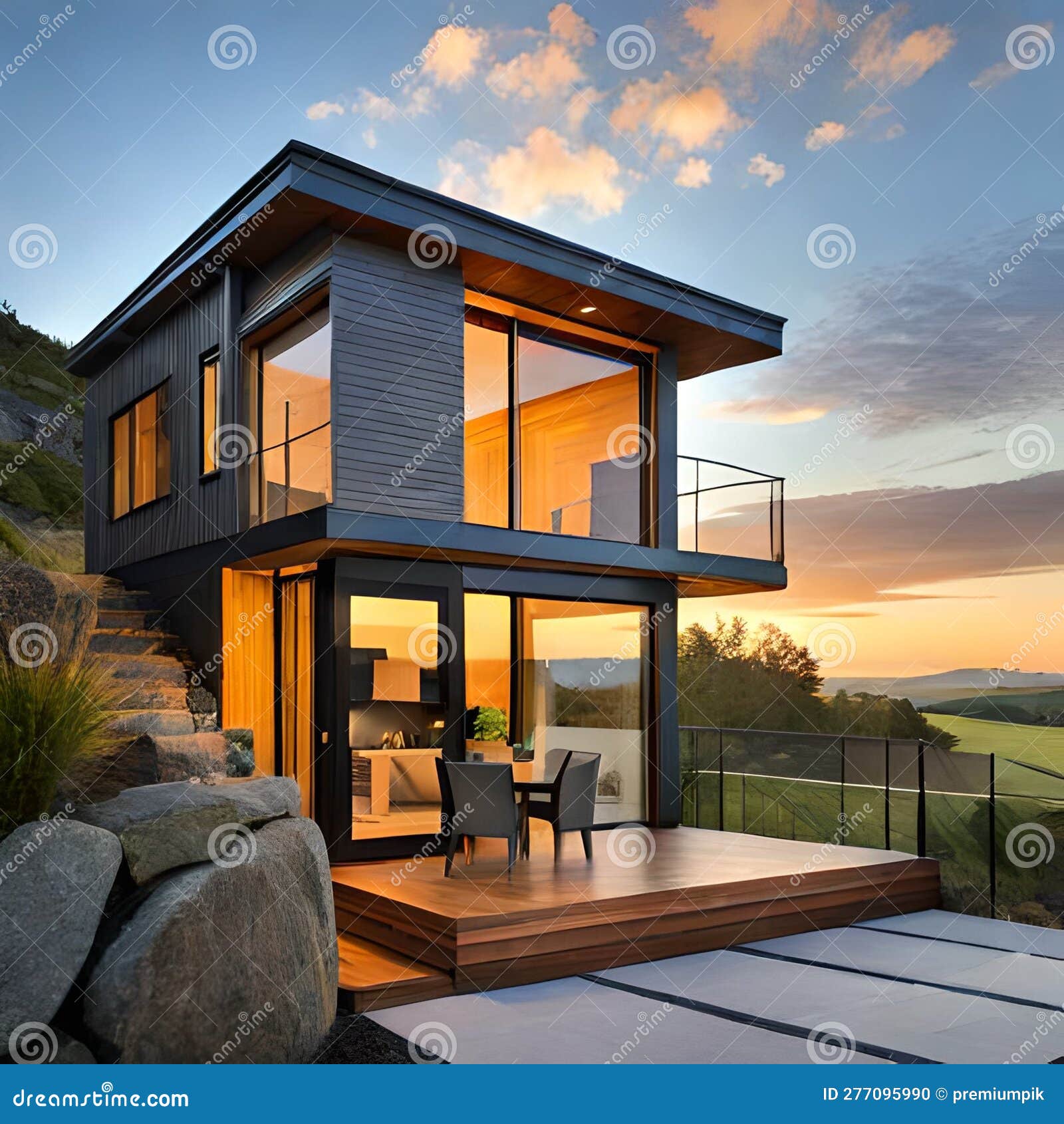 Ai Generative Building stock illustration. Illustration of house ...