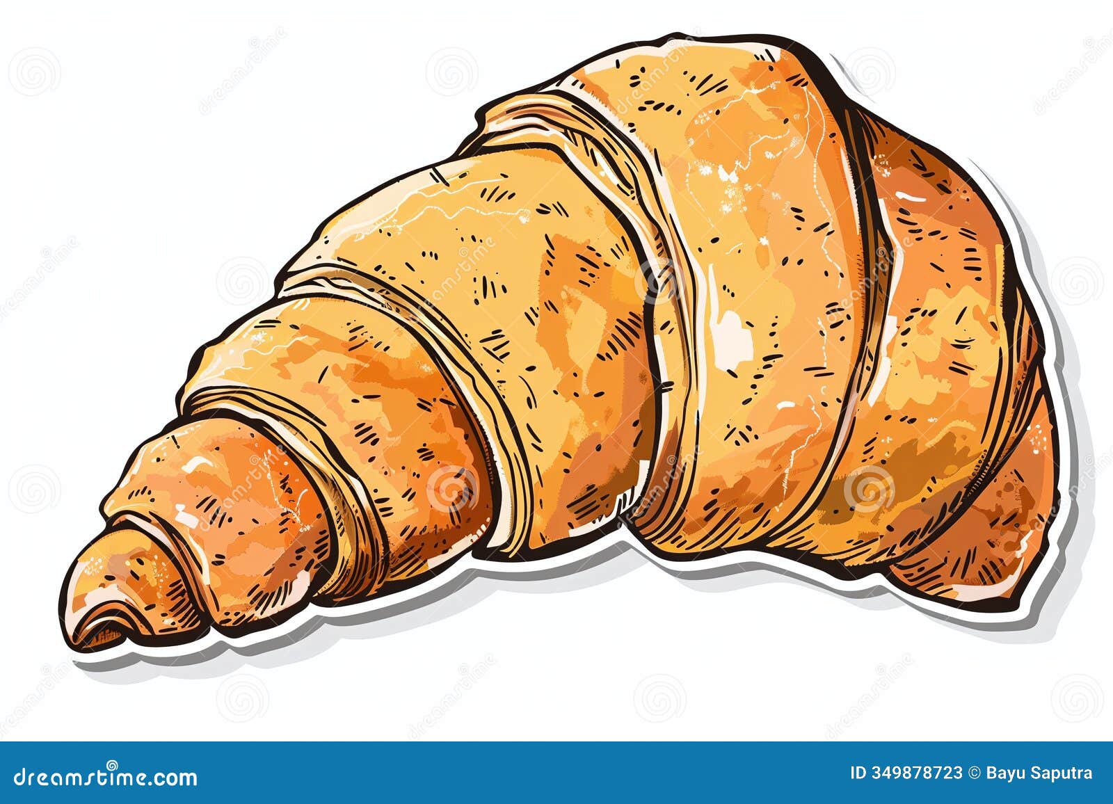 Generative AI. Cartoon Style Illustration Of Grim Reaper With Skuls And ...