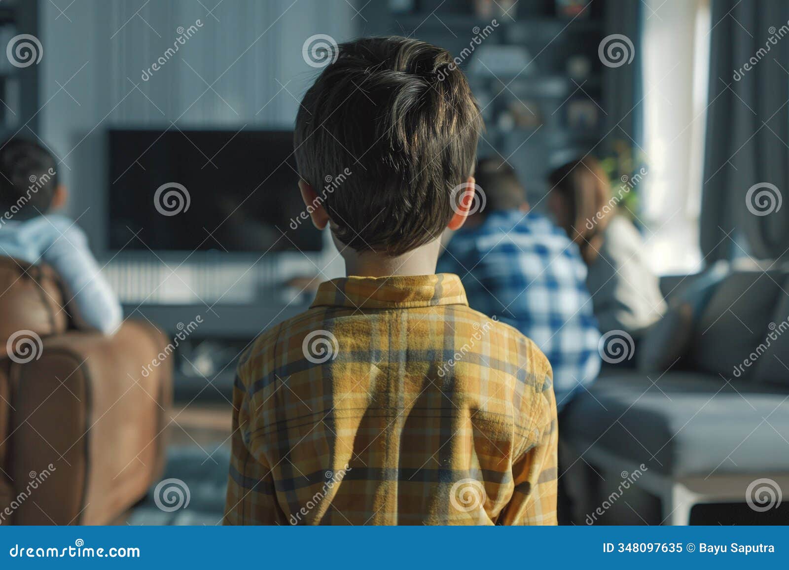 Ai Generative a Child Who is Not Cared for by His Parents Stock ...