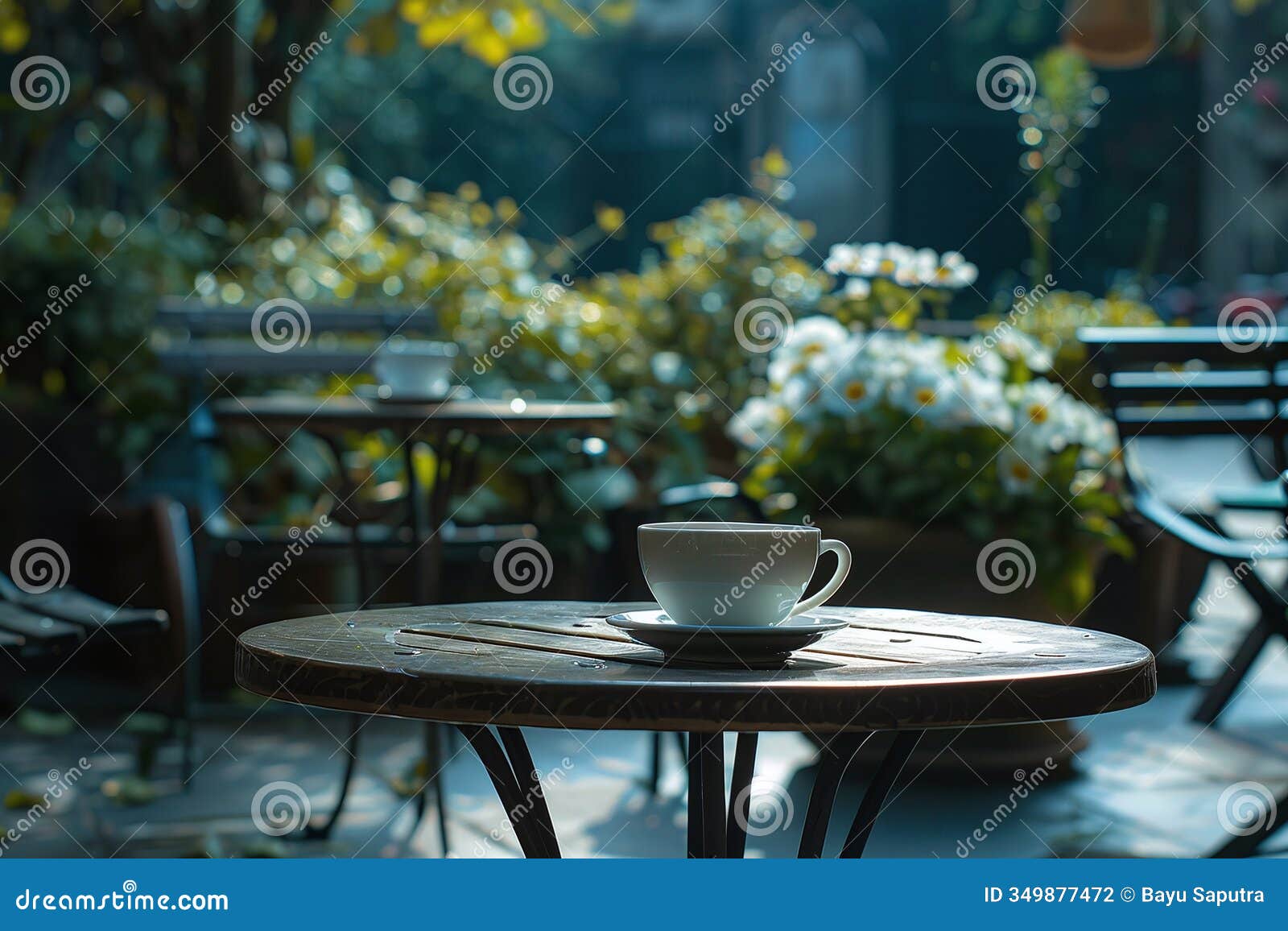 Generative AI Table With Blur Background Of Corporate Office Conference ...