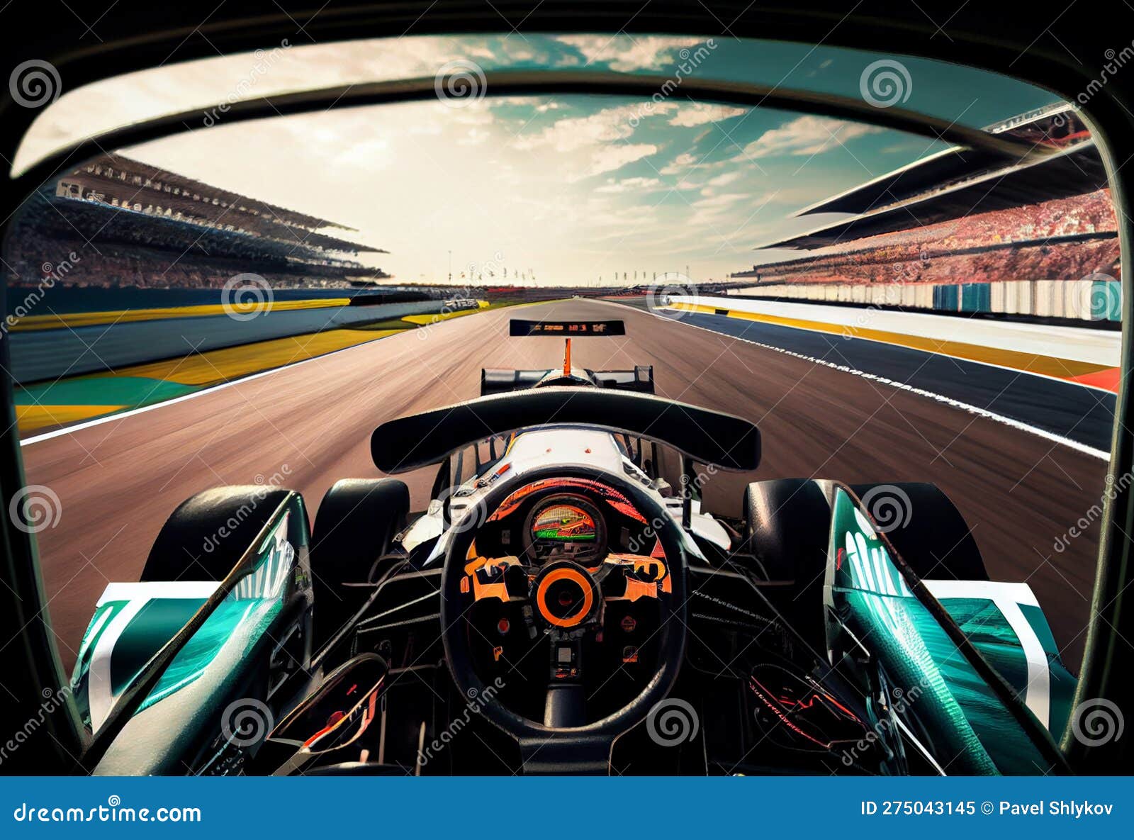 Ai generative f1 cabin stock illustration. Illustration of inside ...