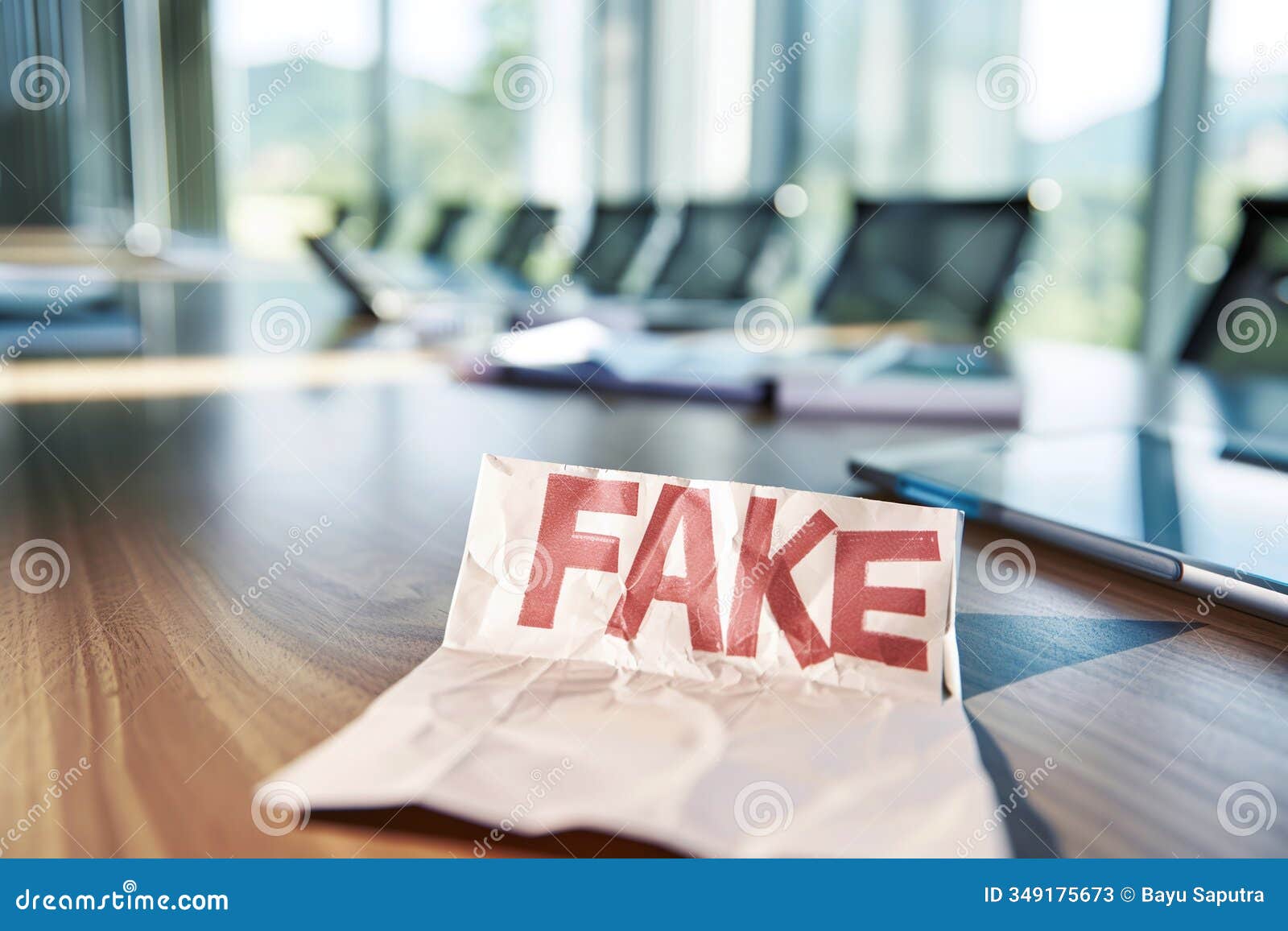 Fake Word On White Stock Image | CartoonDealer.com #307762885