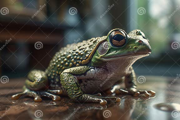 Ai Generative Frosch Im Regenwald. Naturlandschaft Aus Tropischer Natur ... Ai Generative Frosch Im Regenwald. Naturlandschaft Aus Tropischer Natur ...