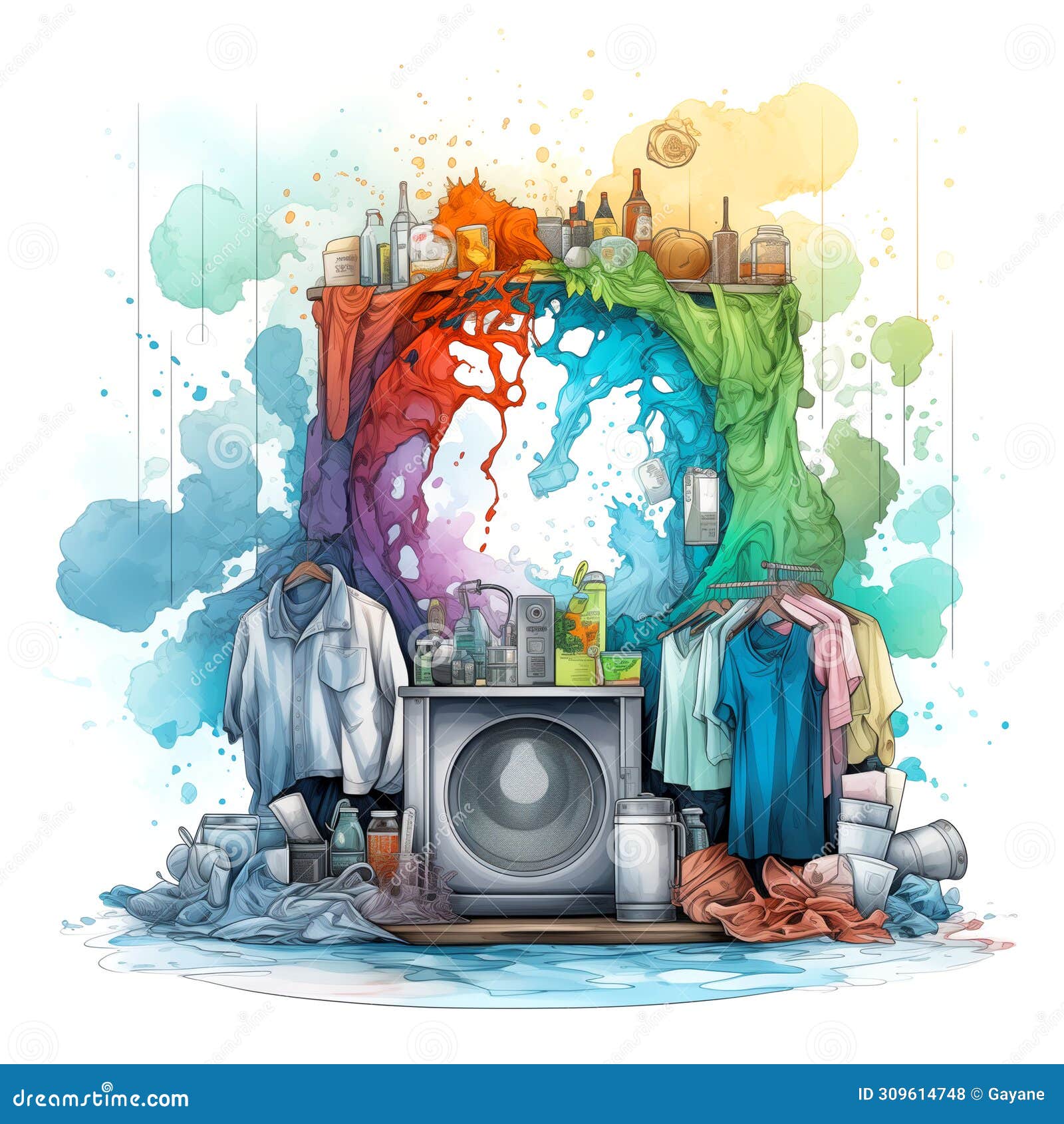 Clothes Recycle Outline Icon. Vector Illustration | CartoonDealer.com ...