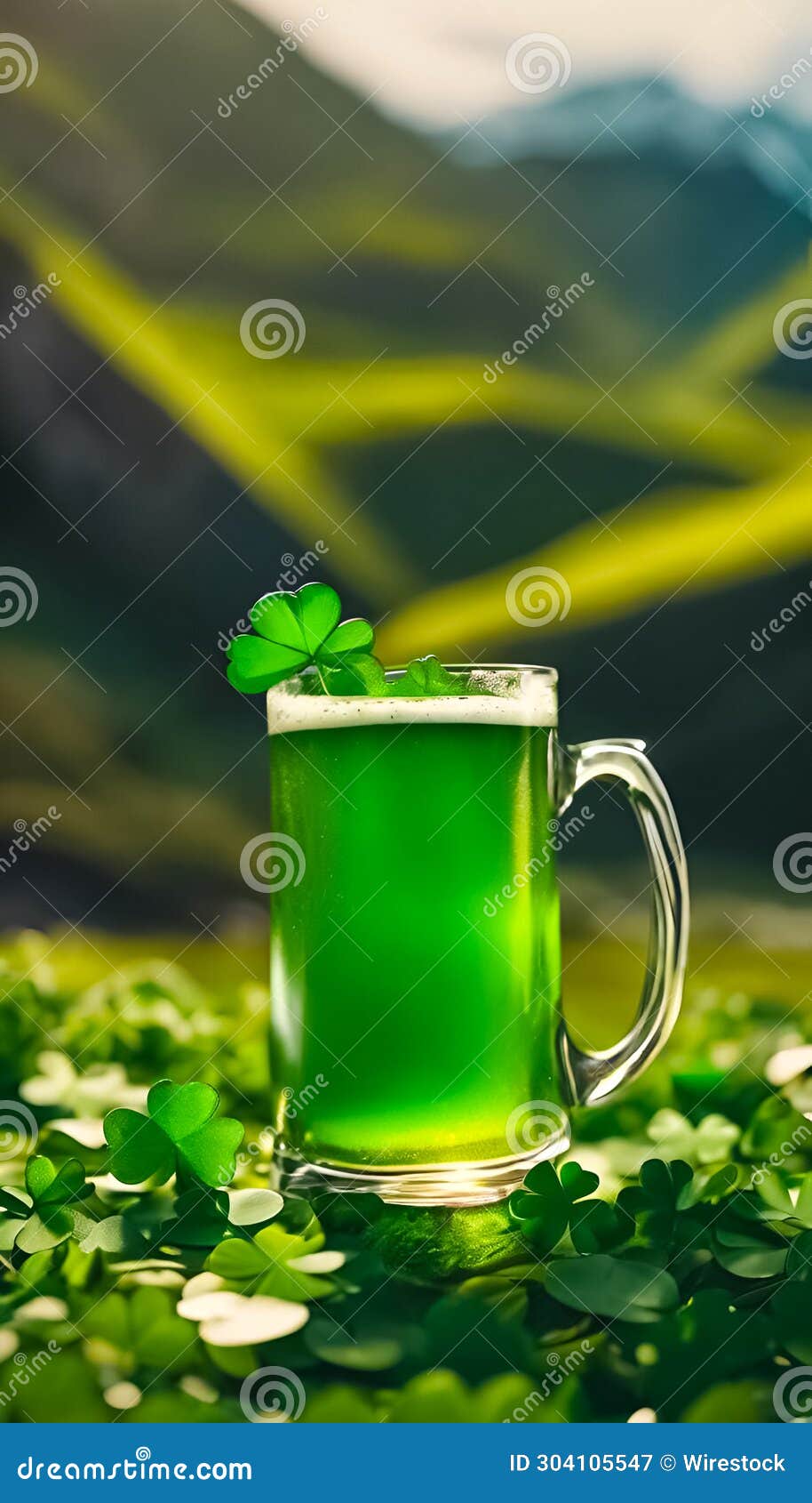 AI Generative Illustration of St Patrick S Day Stock Image - Image of ...