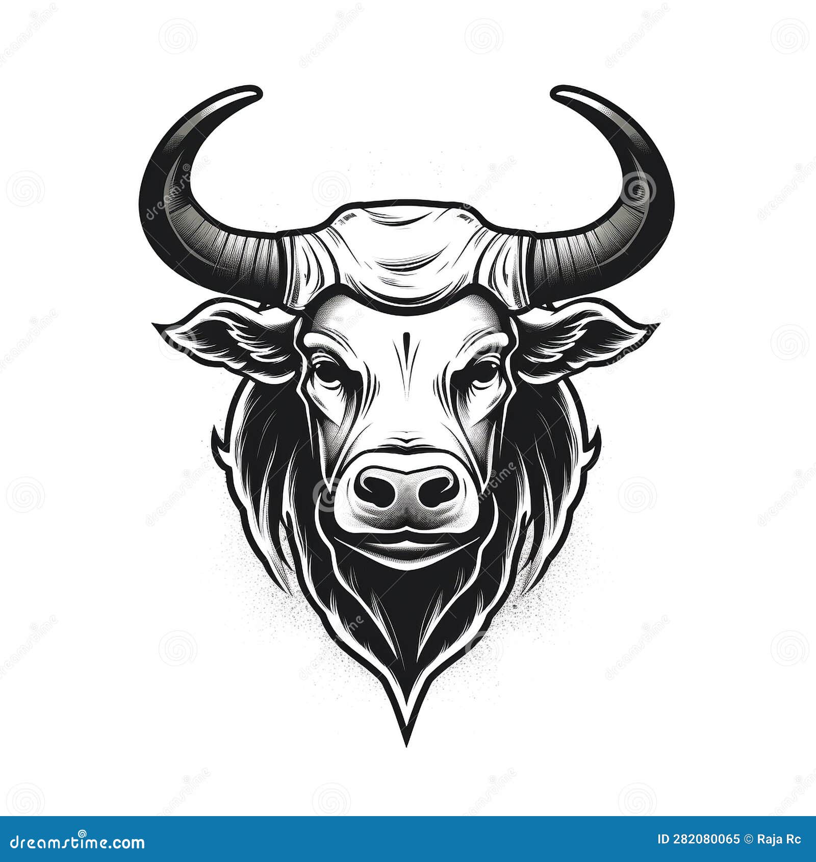 Bullock logo stock illustration. Illustration of branding - 282080065
