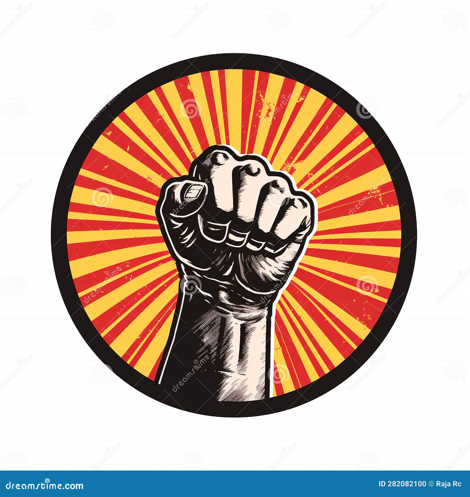 Power hand logo stock illustration. Illustration of icon - 282082100
