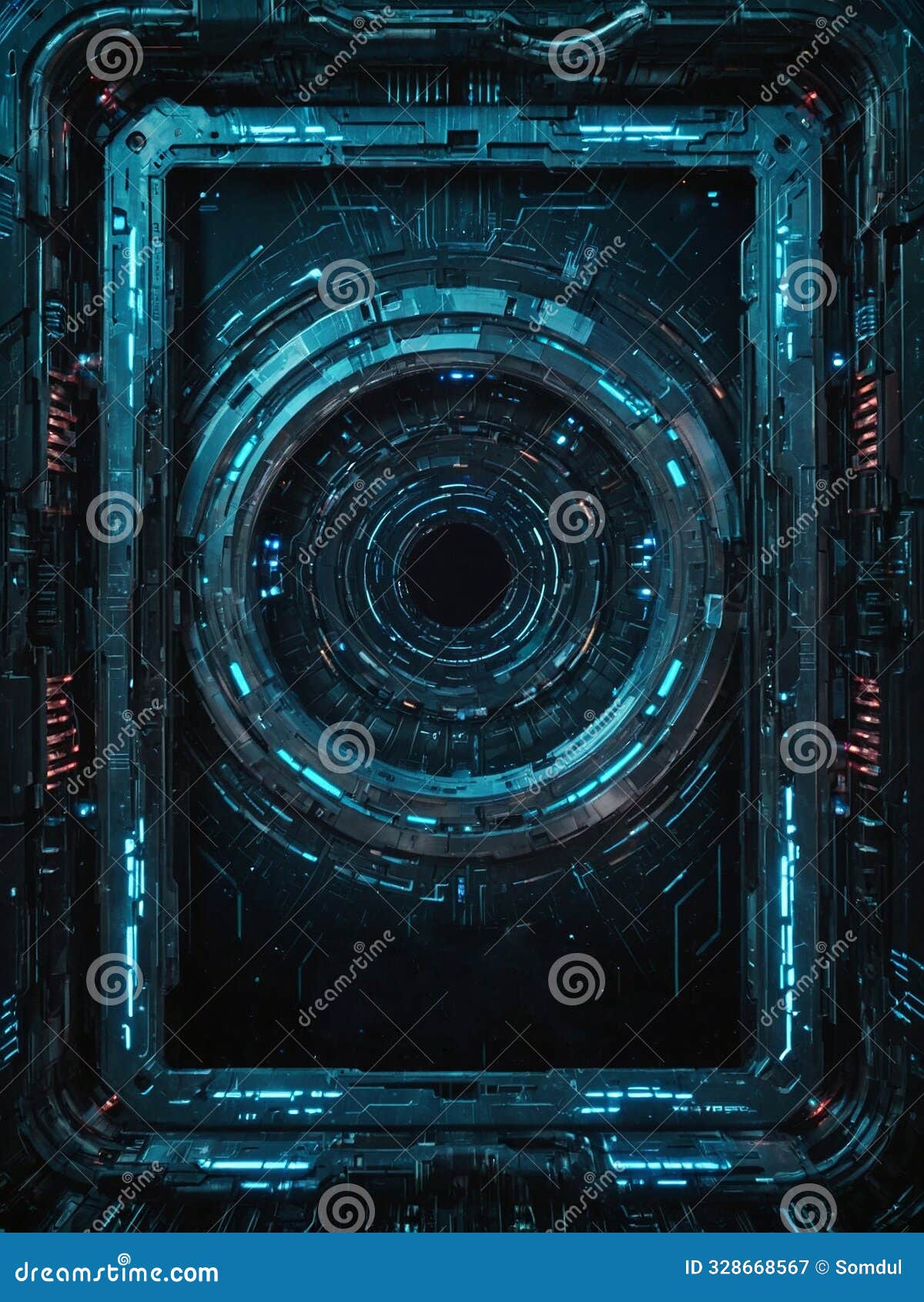 Generative AI Template Magazine Mockup On Dark Brown Wooden Table Top ...