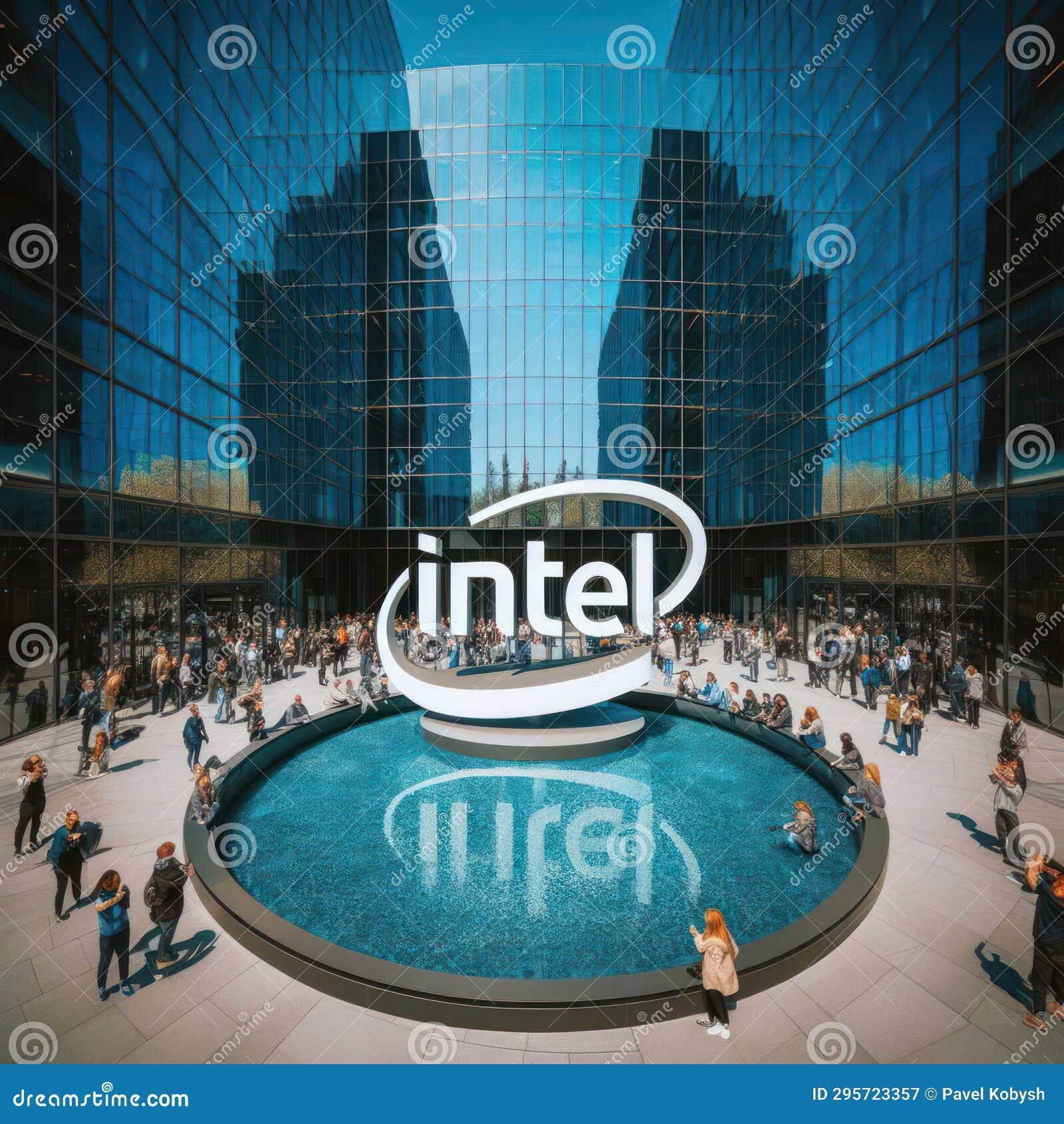 Intel Logo In Santa Clara California Editorial Photo | CartoonDealer ...