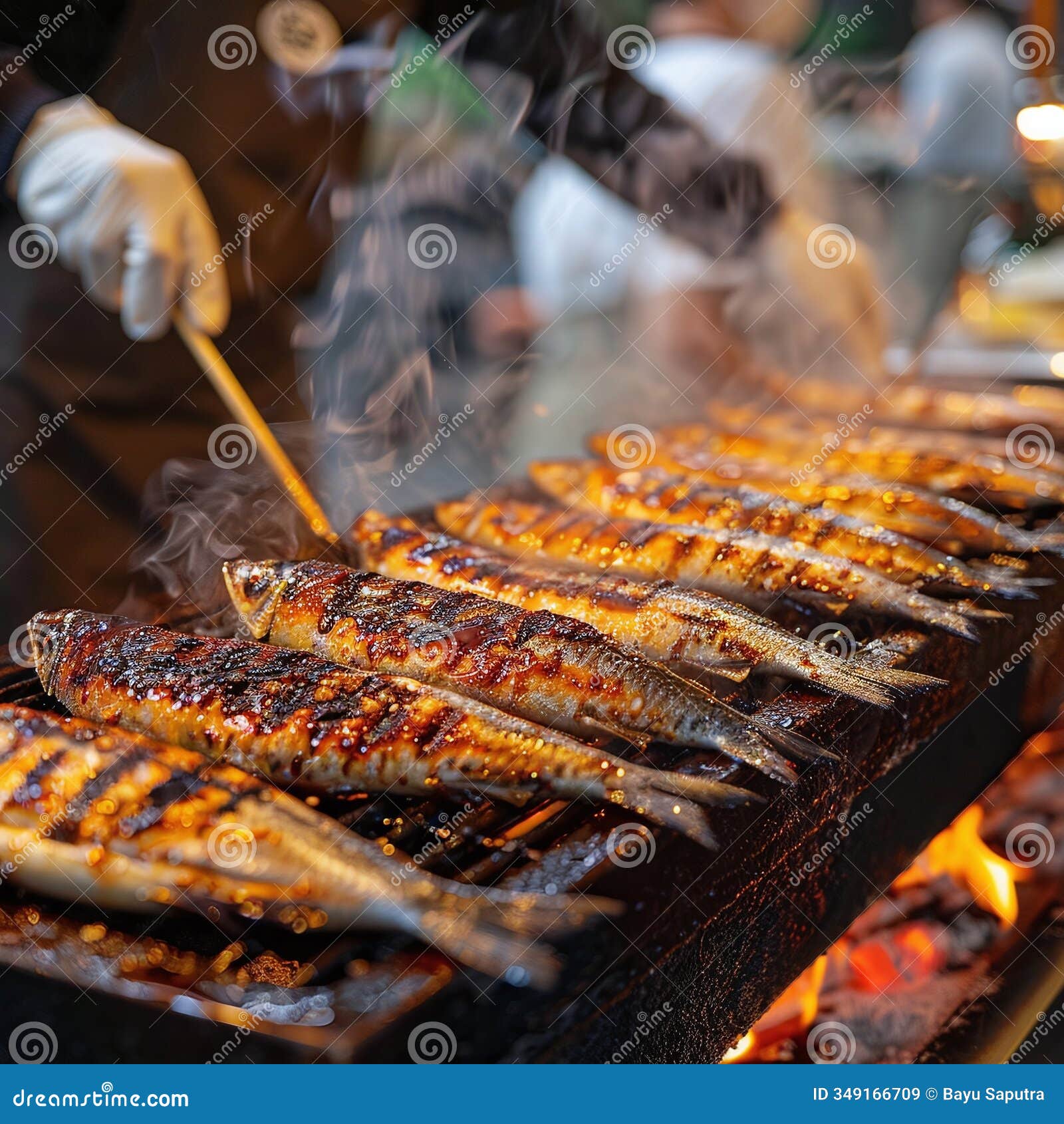 Ai Generative Japanese Grilled Ayu Fish Royalty-Free Stock Photo ...