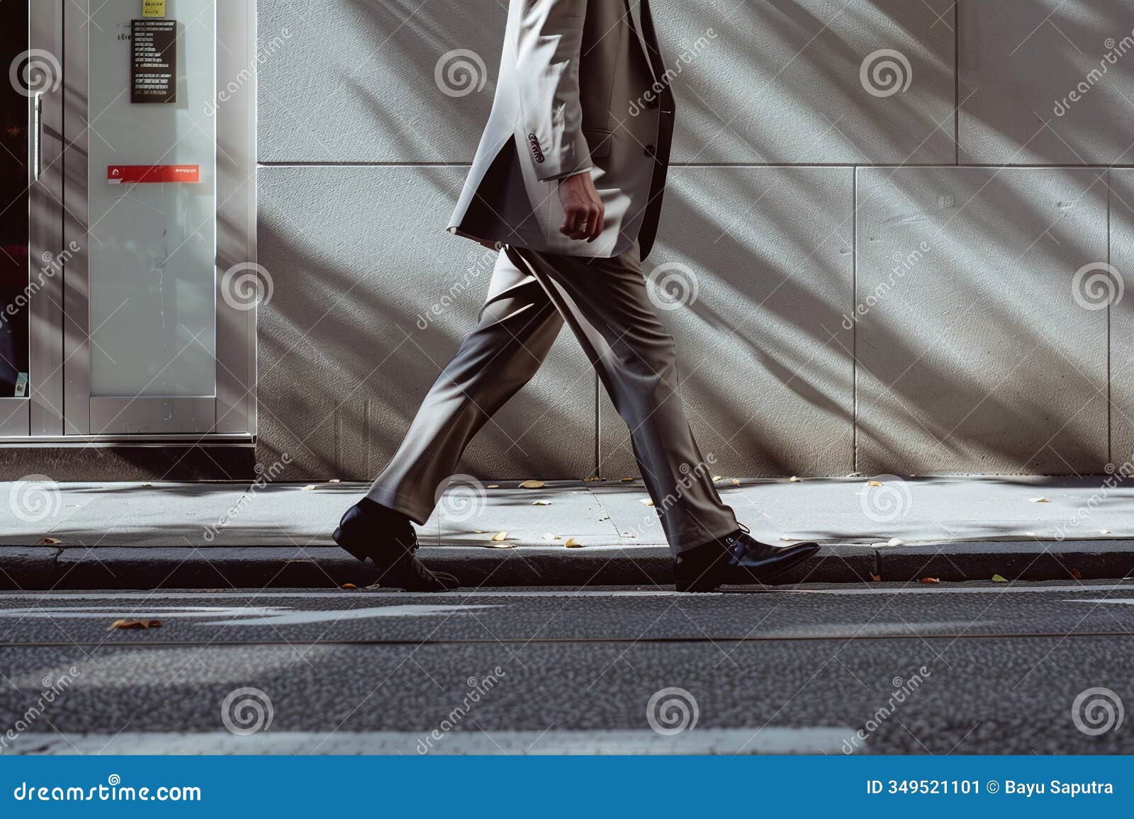 Ai Generative Male Worker Walking To Office Workplace Stock ...