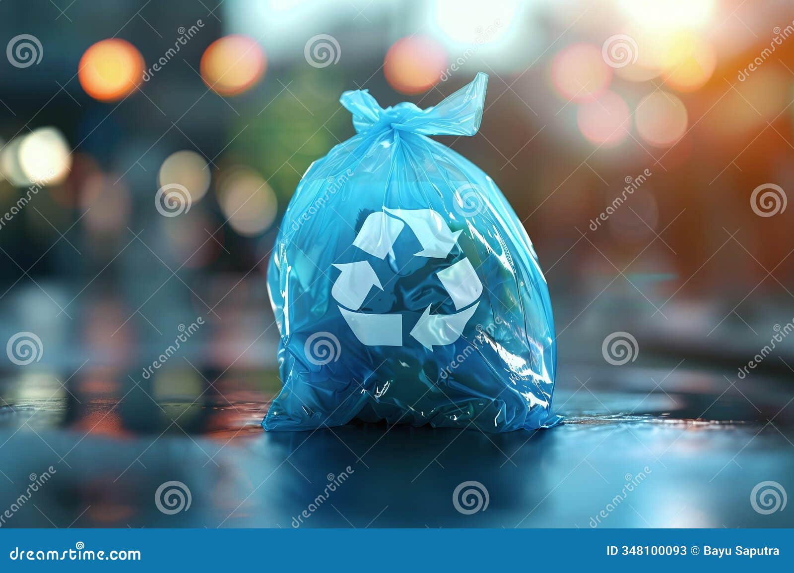 Generative AI Recycling Platic Business Concept. Royalty-Free Stock ...