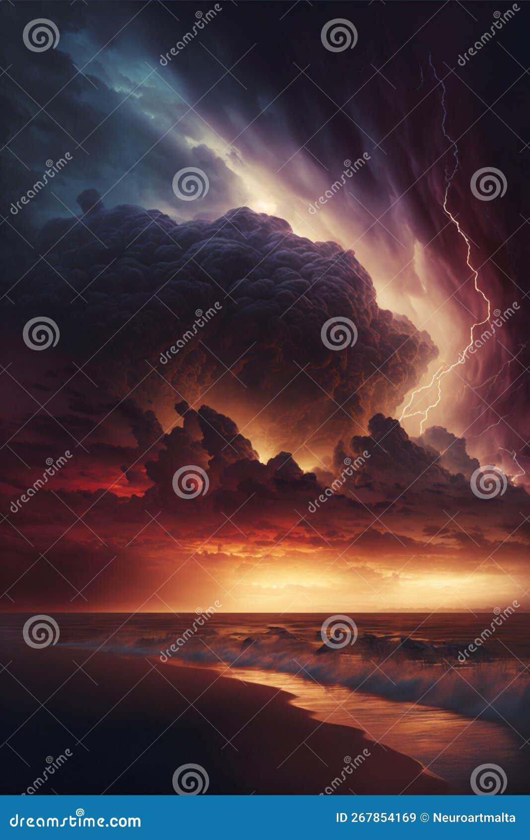 Storm Ahead Vertorama stock image. Image of wrath, intense - 267854169