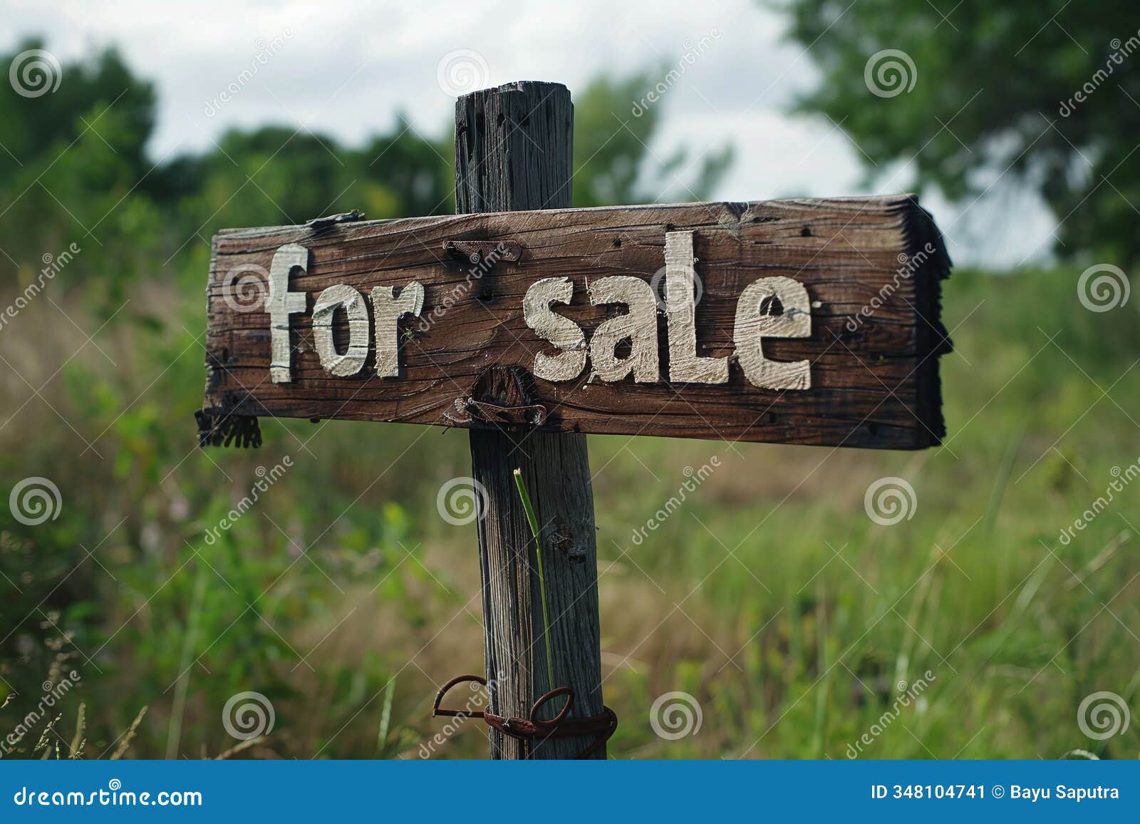 Ai Generative Signboard with for Sale Word on Empty Land Stock ...
