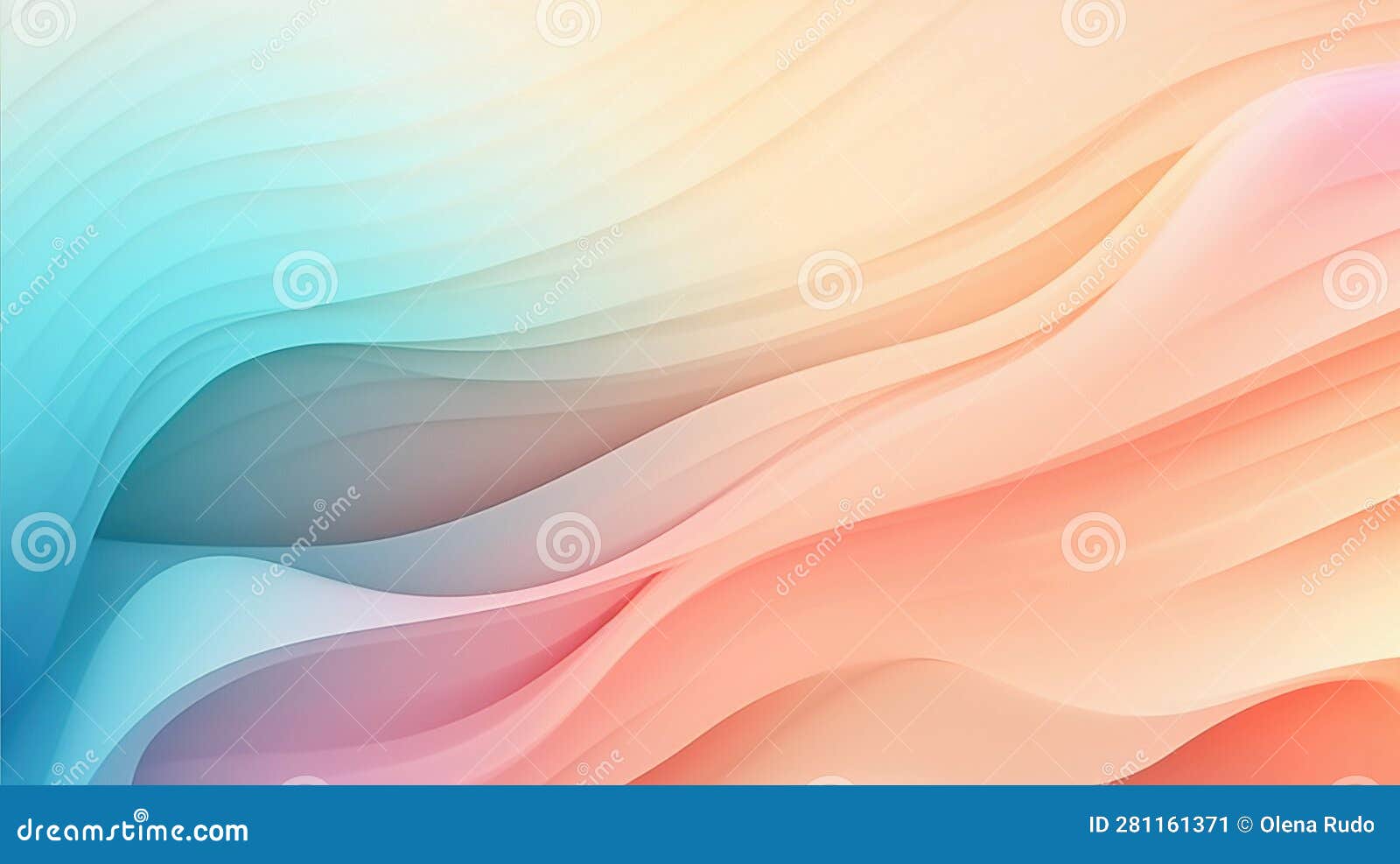 Ai Generative. Pastel Colour Abstract Background Stock Illustration ...