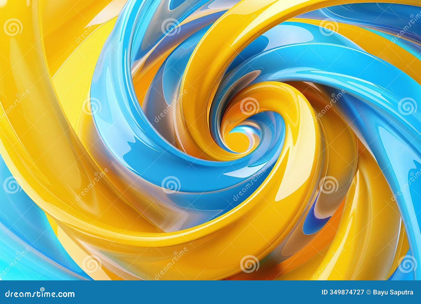 Ai Generative Yellow Blue Slime Background Stock Illustration ...