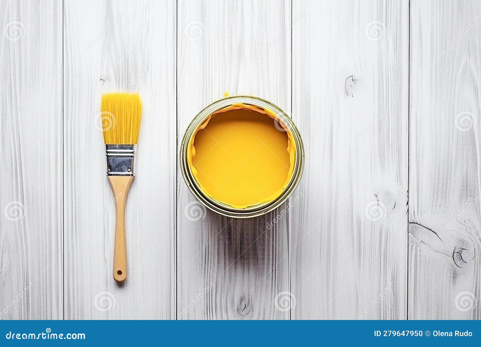 Ai Generative. Paint Brush with an Open Can Stock Illustration ... Ai Generative. Paint Brush with an Open Can Stock Illustration ...