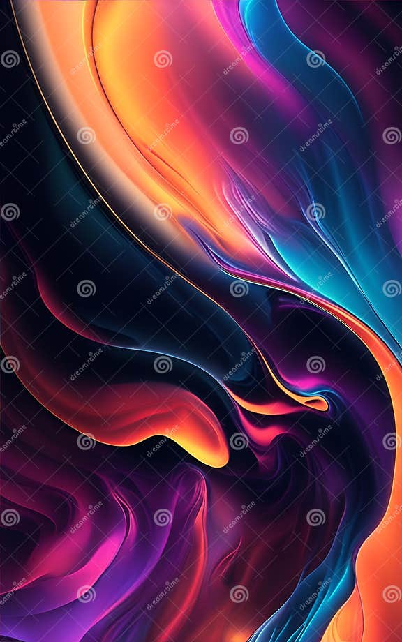 AI Generator Wallpaper for Background Graphic Stock Illustration ...