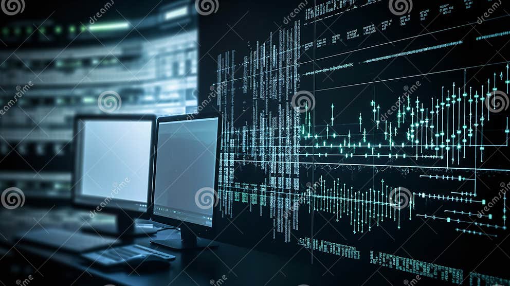 AI in Genomic Data Analysis and Interpretation Stock Illustration ...