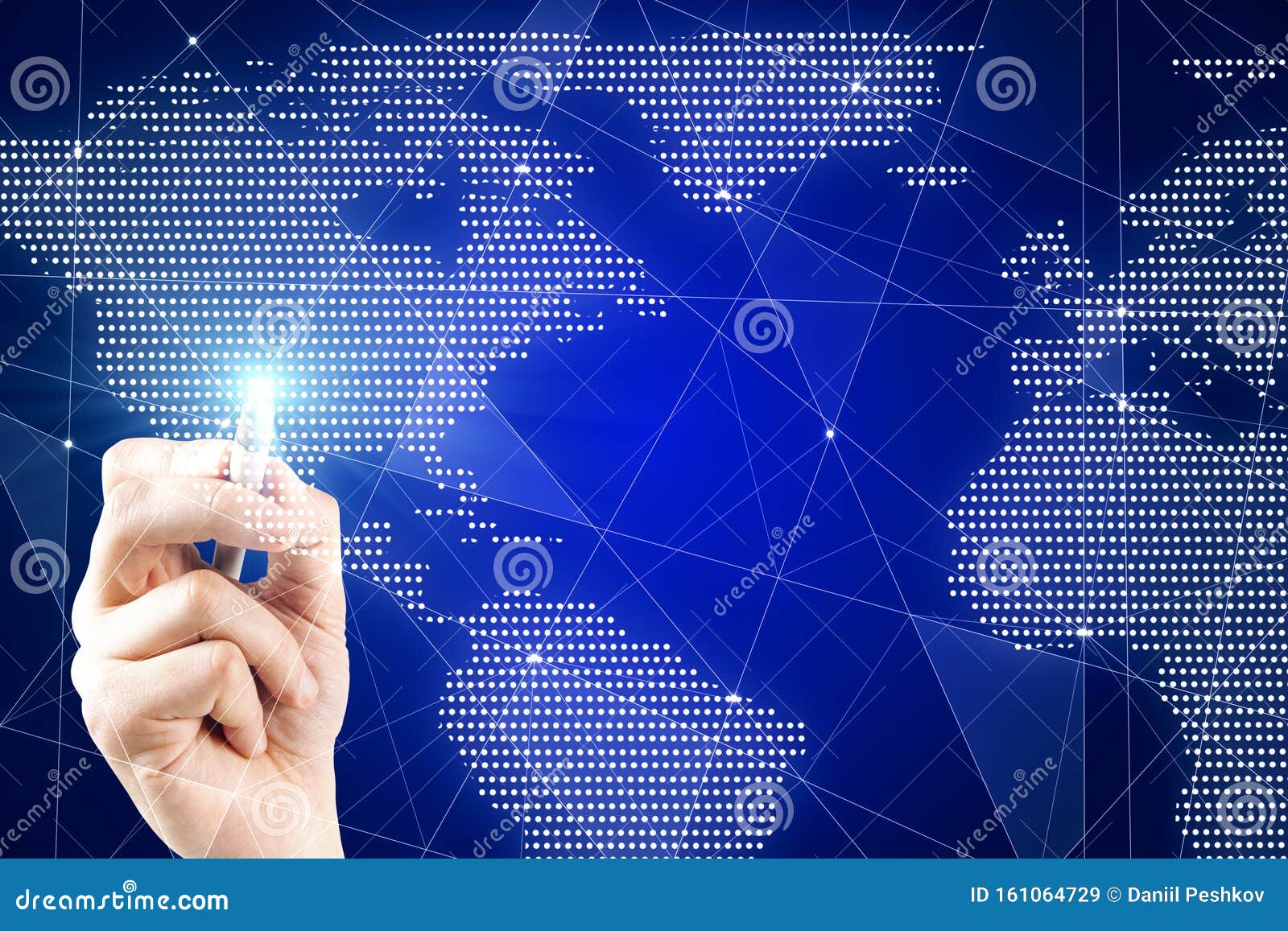 AI and global data concept stock image. Image of digital - 161064729