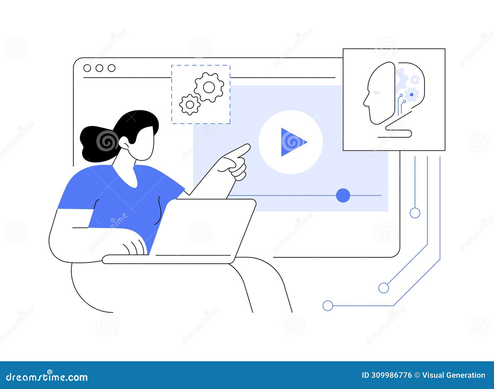 AI-Guided Self-Help Customer Service Abstract Concept Vector ...