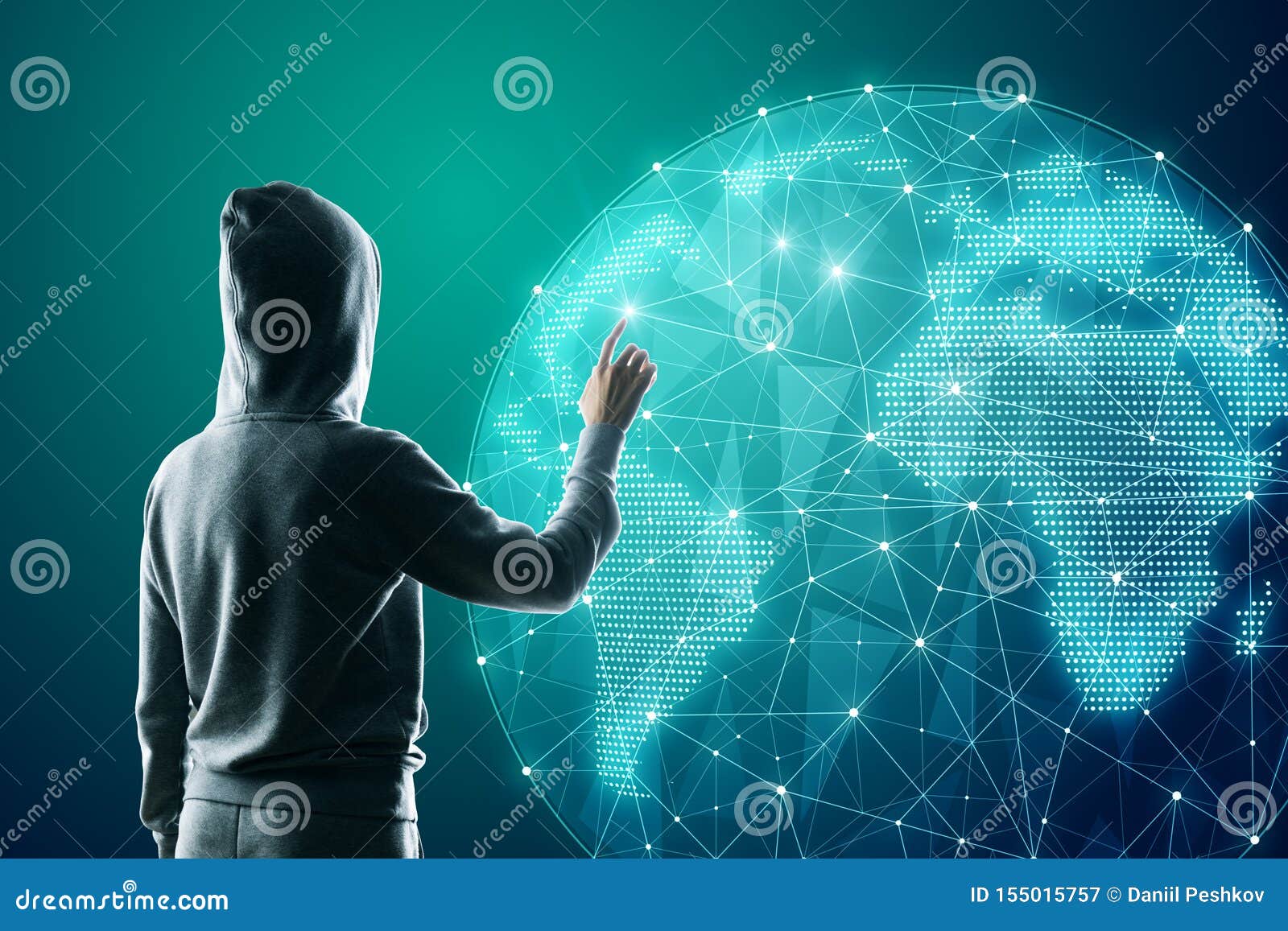 AI and hacking concept stock image. Image of futuristic - 155015757