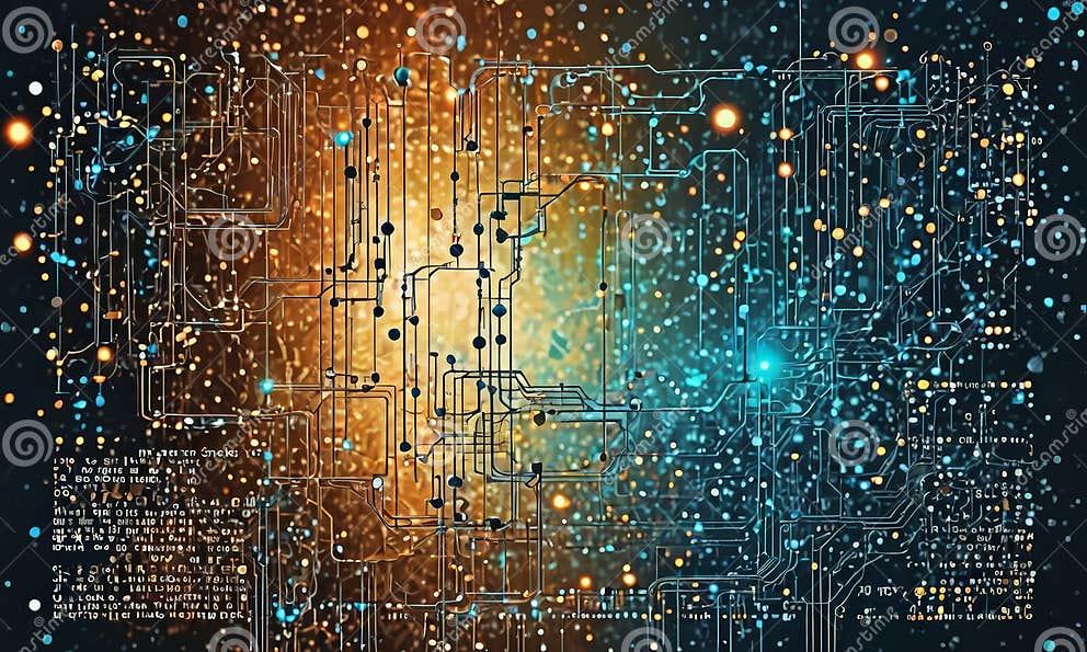 Circuit board stock illustration. Illustration of colour - 330488922