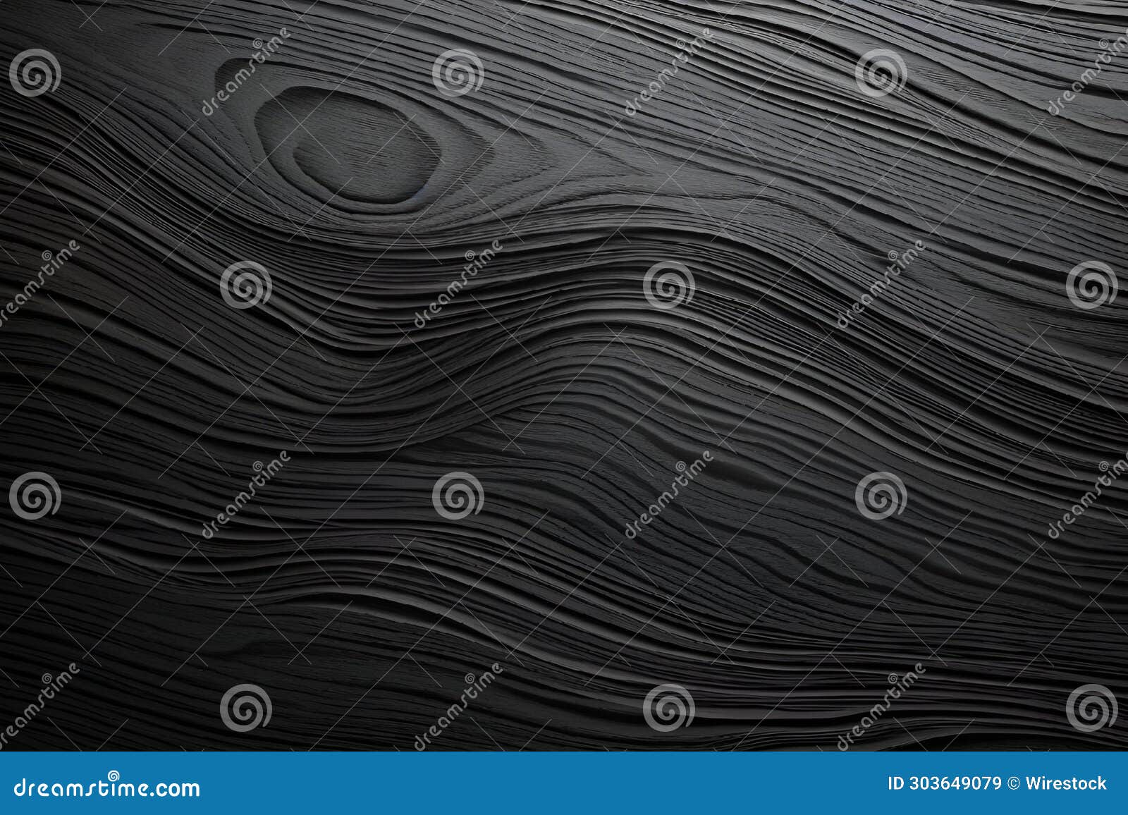 AI Illustration of a Black Damascus Panel that Reflects Ambient Light ...