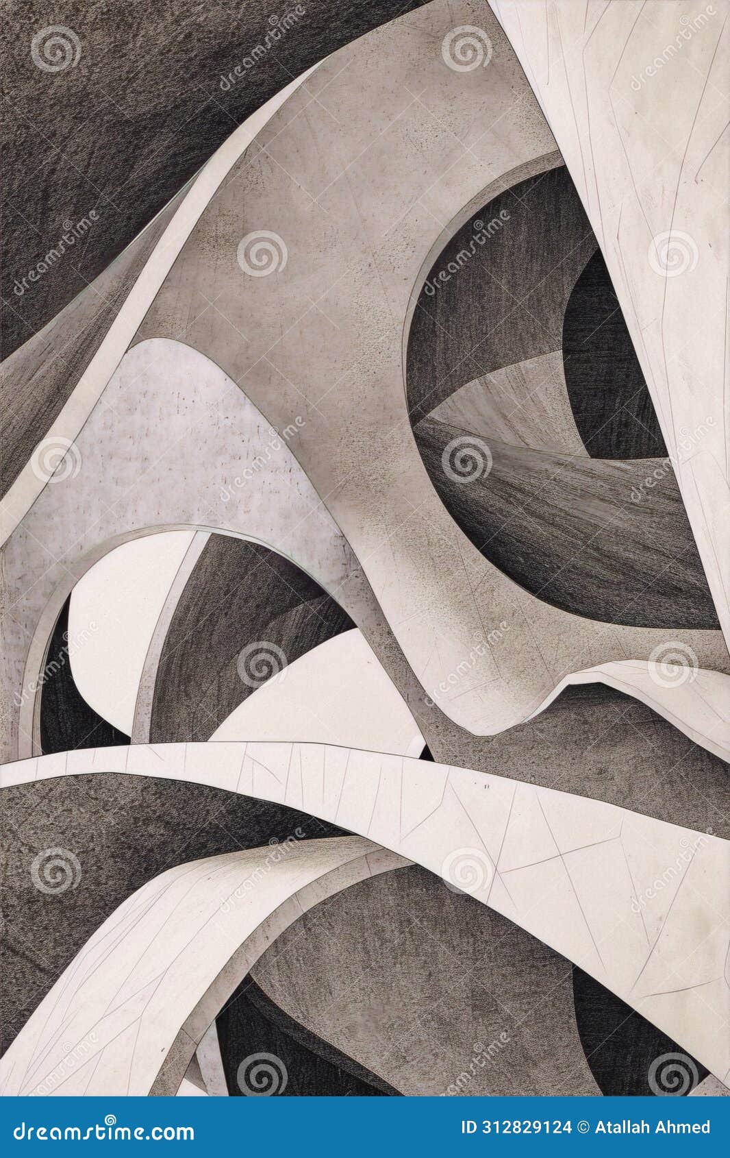 Pencil Curved Lines Stock Photography | CartoonDealer.com #1802714