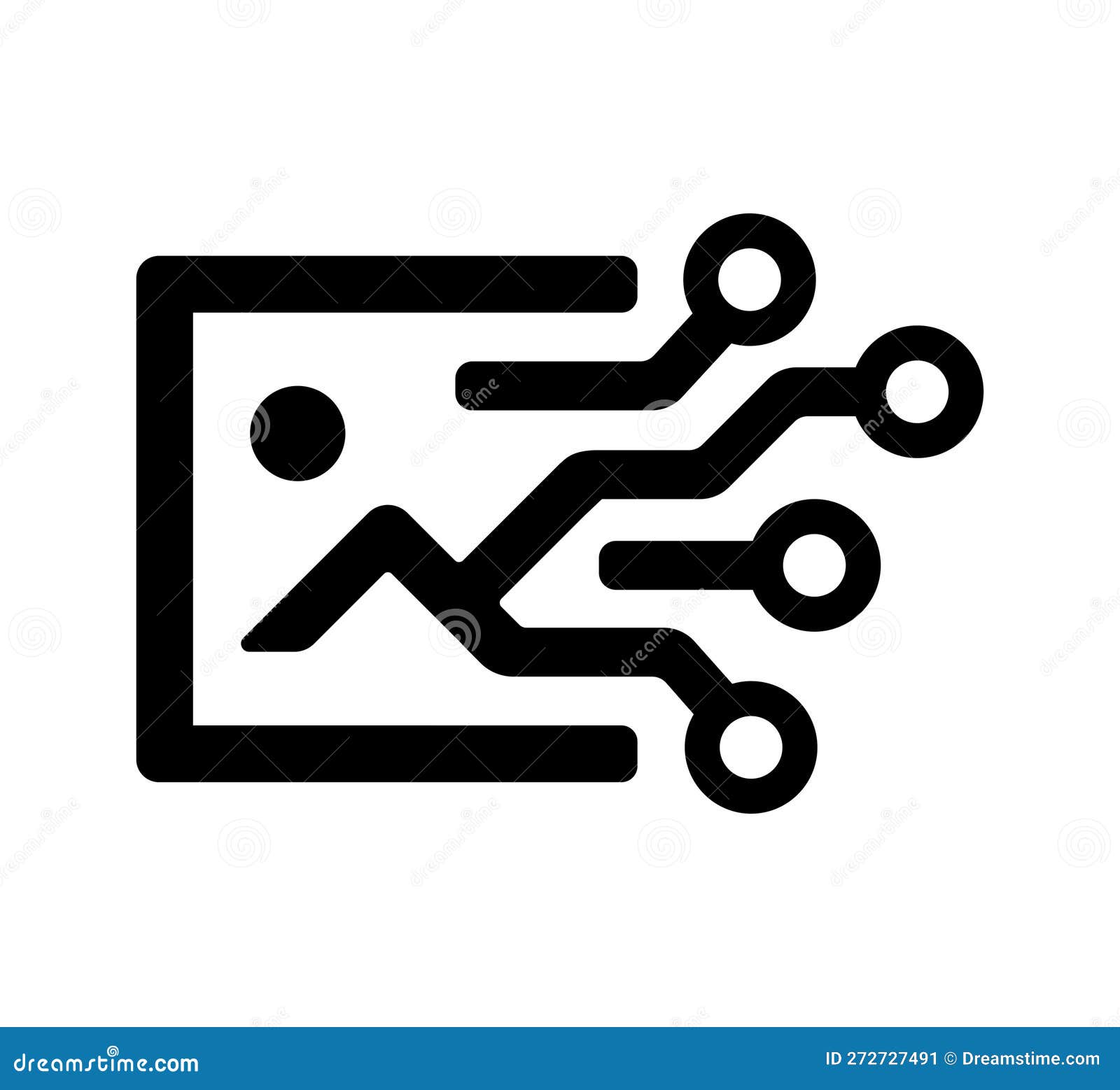AI Image Generation Services Vector Icon Illustration Stock Vector ...