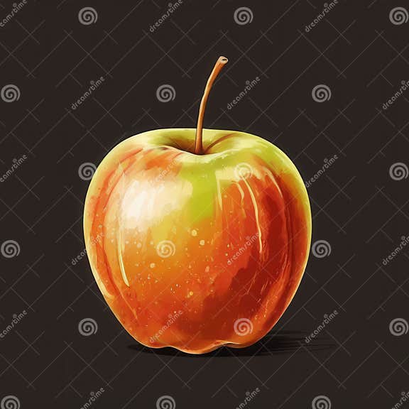 the AI Image Generator, Apple Isolated on Transparent P Editorial Image ...