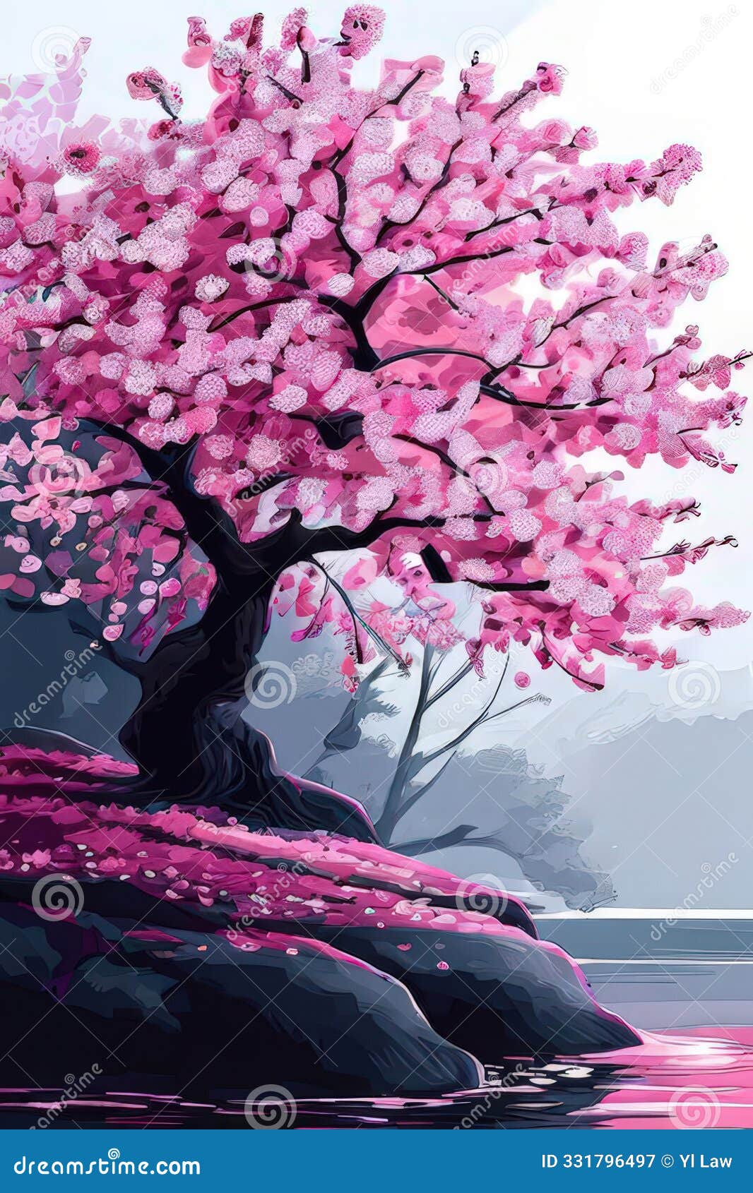 The AI Image Generator, Beautiful Simple Stylized Iconographic Cherry ...