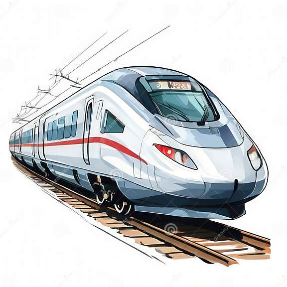 The AI Image Generator, Bullet Train Editorial Stock Photo - Image of ...