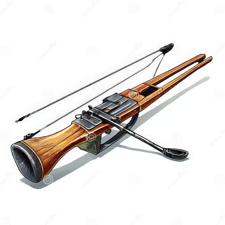 AI Image Generator, Crossbow Isolated Stock Illustration - Illustration ...