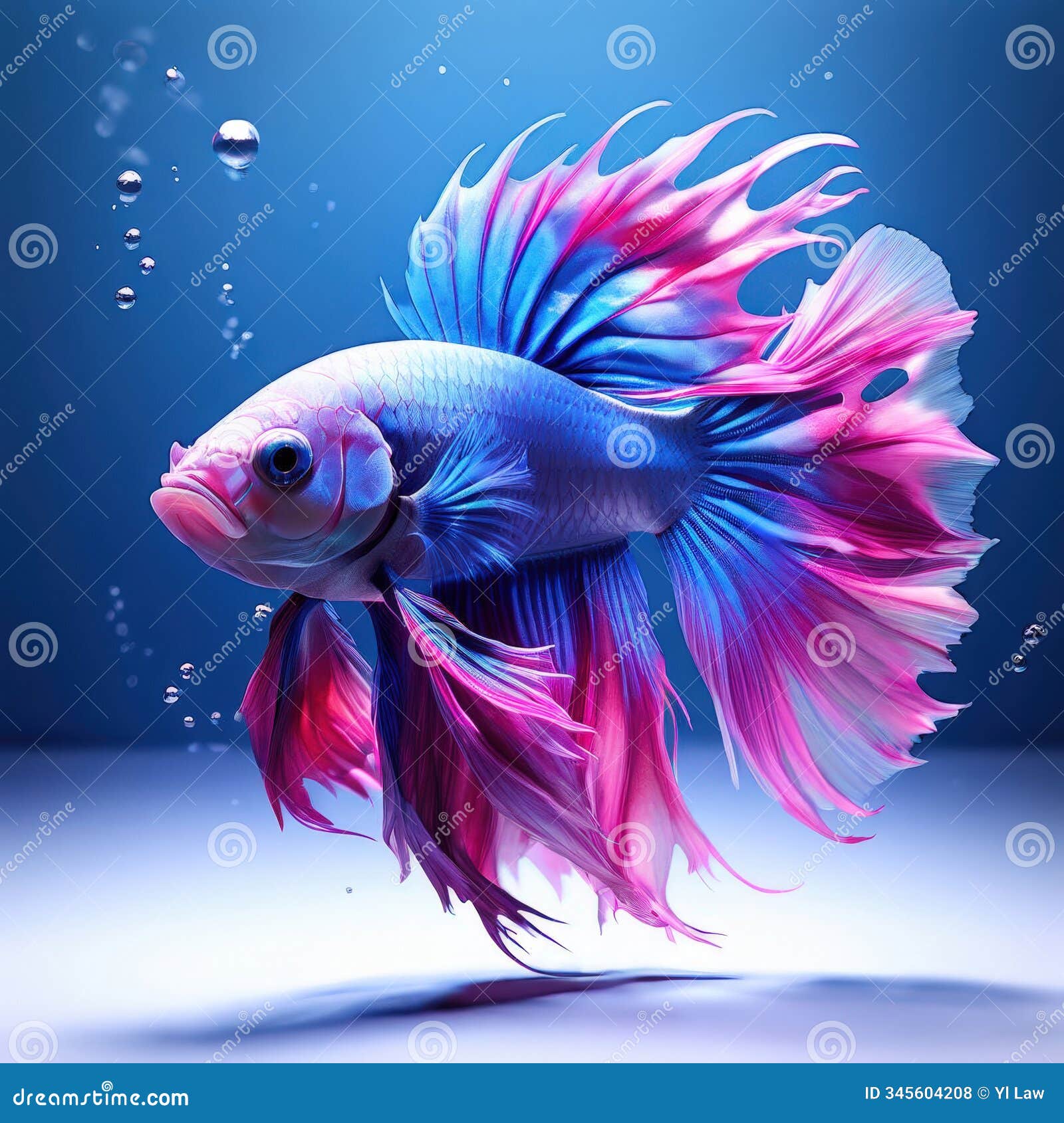 The AI Image Generator, Digitally Rendered Fish with Striking Editorial ...
