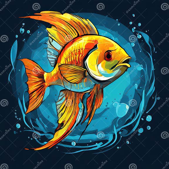 The AI Image Generator, Fish in Aquarium Editorial Image - Image of ...