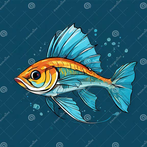 The AI Image Generator, Fish in Aquarium Editorial Photo - Image of ...
