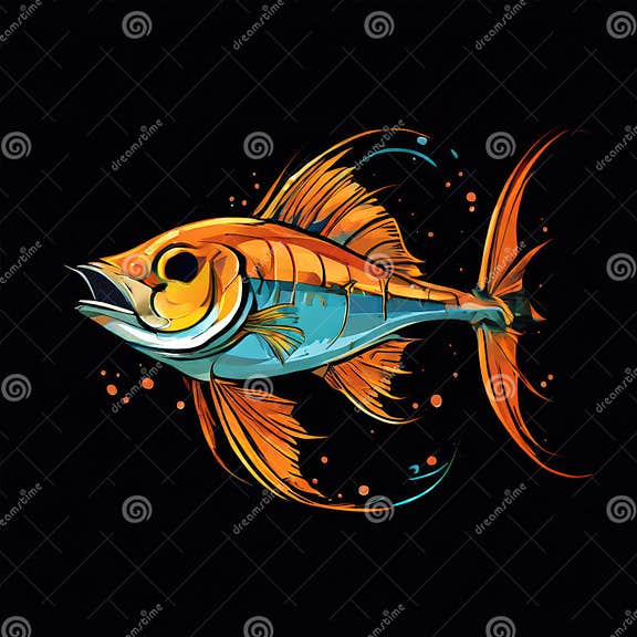 The AI Image Generator, Fish in Aquarium Editorial Image - Image of ...