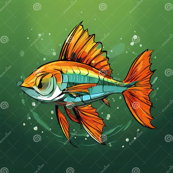 The AI Image Generator, Fish in Aquarium Editorial Stock Photo - Image ...
