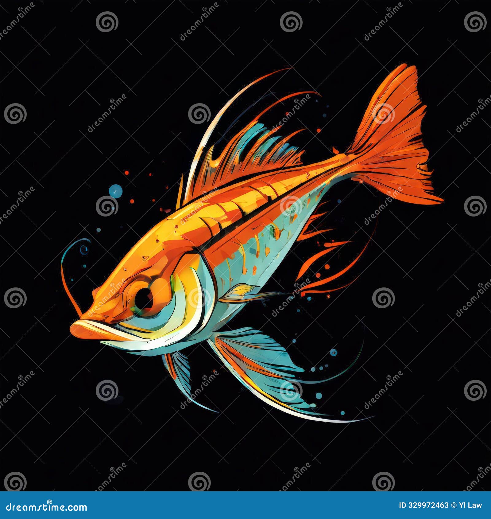 The AI Image Generator, Fish in Aquarium Editorial Stock Photo - Image ...