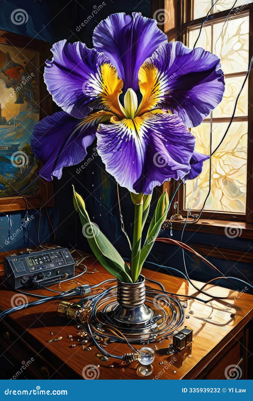 The AI Image Generator, Flower in a Glass Editorial Photography - Image ...