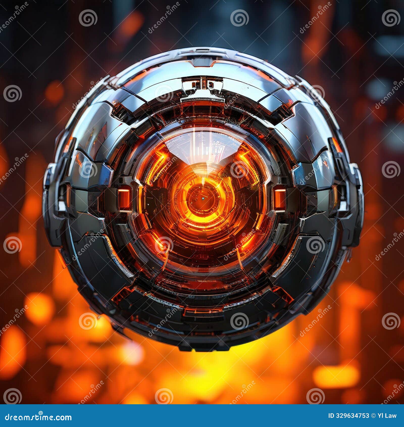 An AI Image Generator, Futuristic Digital Interface Immersive ...