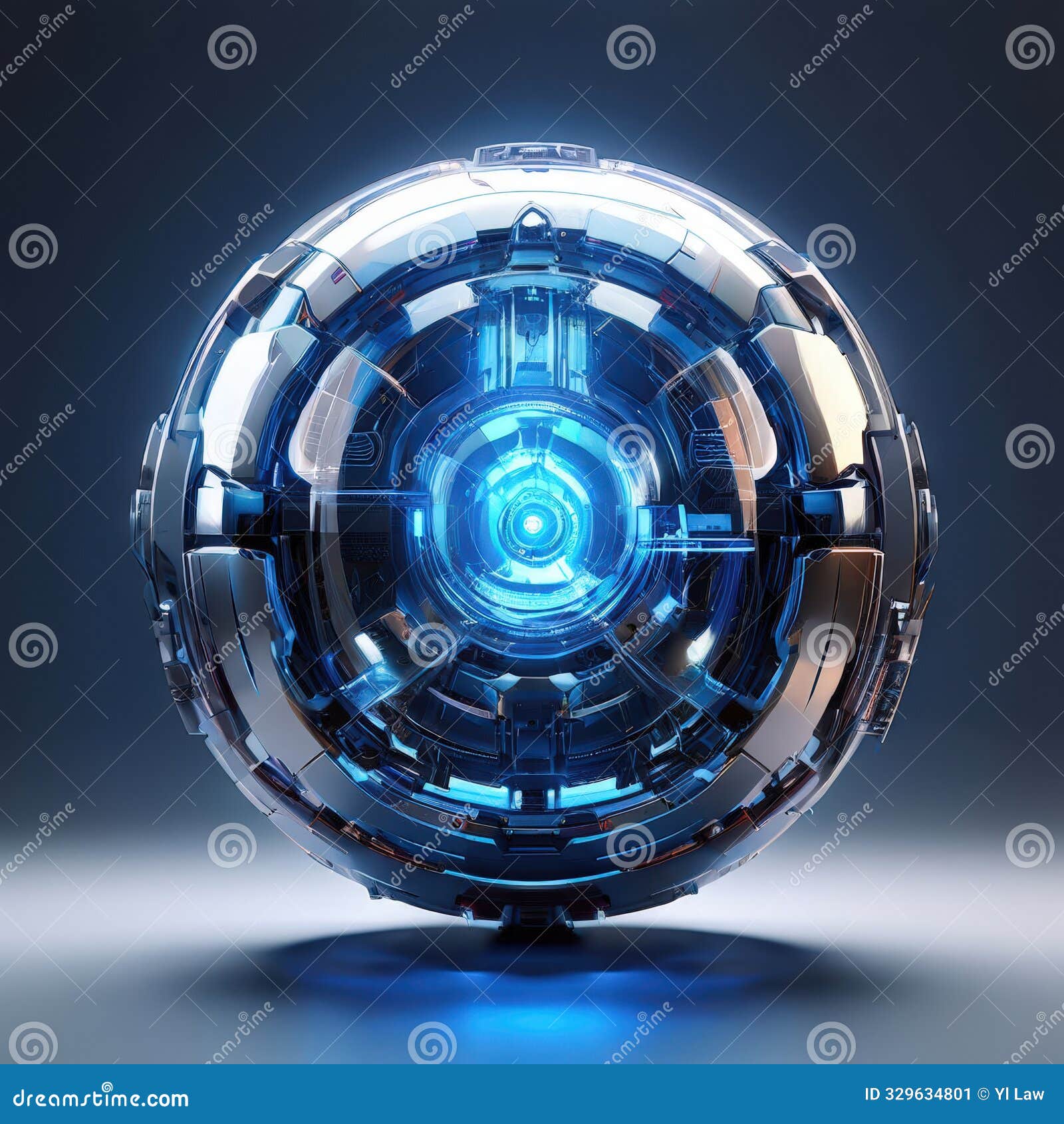 An AI Image Generator, Futuristic Digital Interface Immersive ...