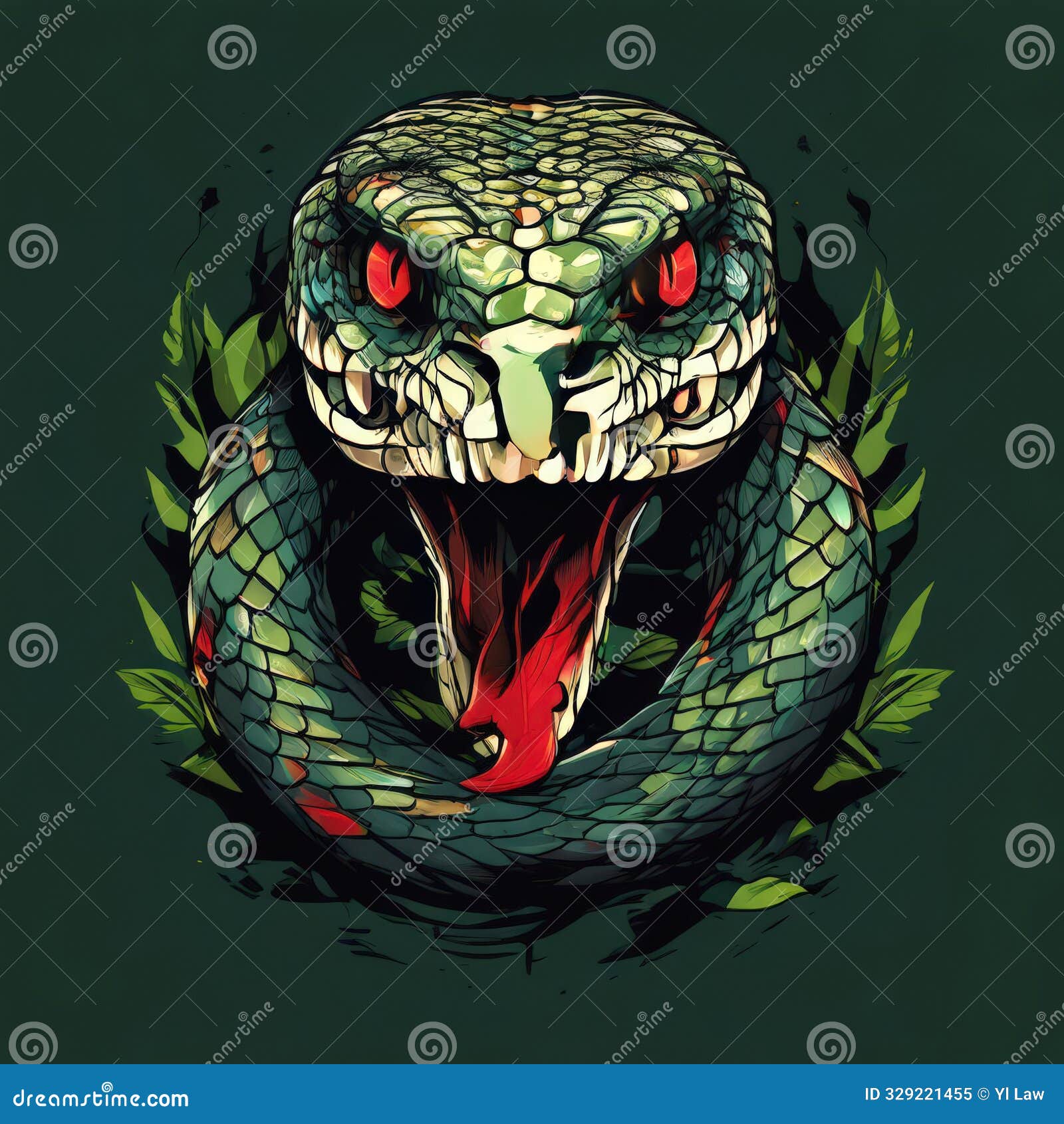 The AI Image Generator, Mangrove Snake Editorial Image - Image of ...