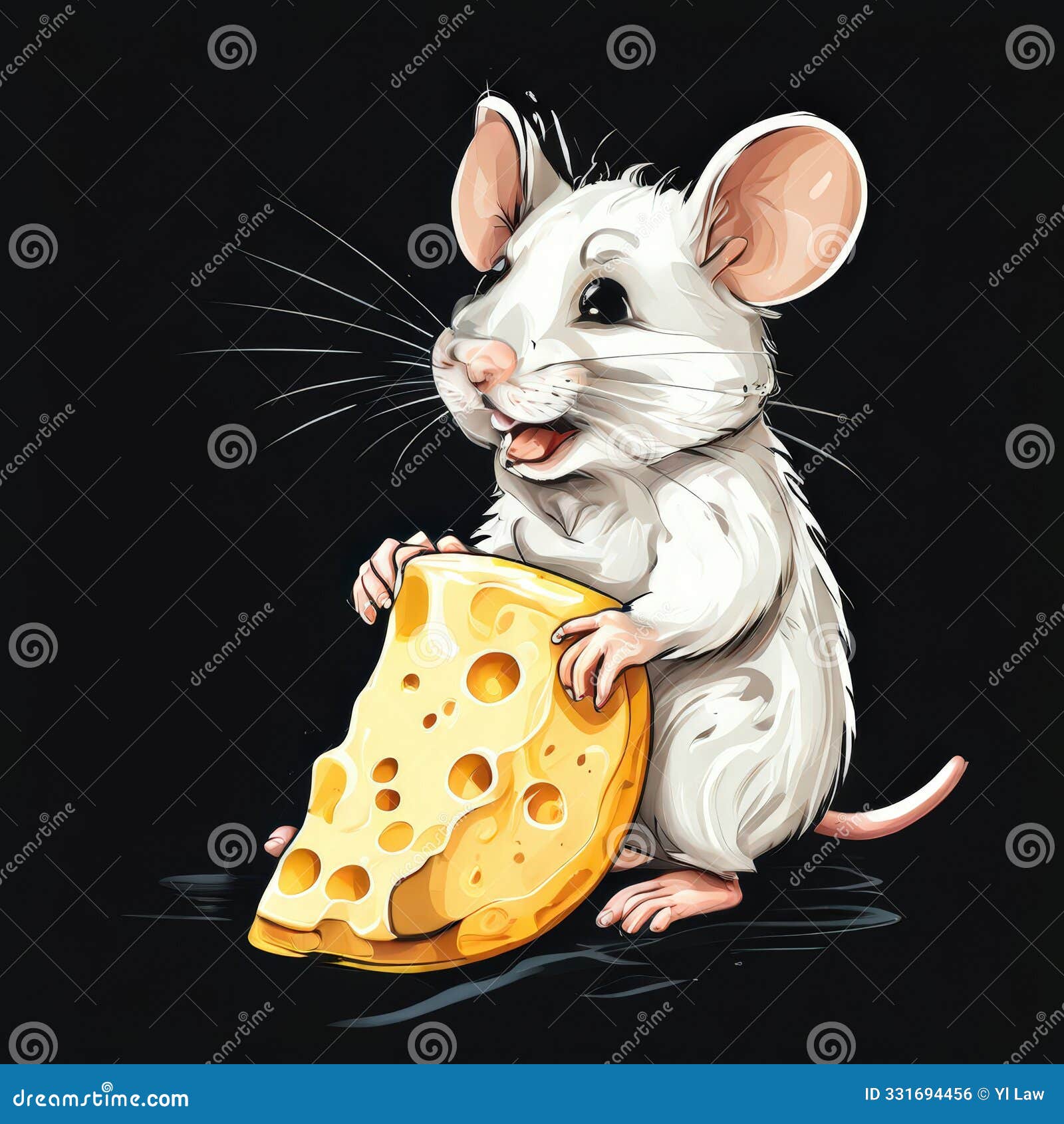 The AI Image Generator, a Mouse with Cheese Editorial Photo - Image of ...